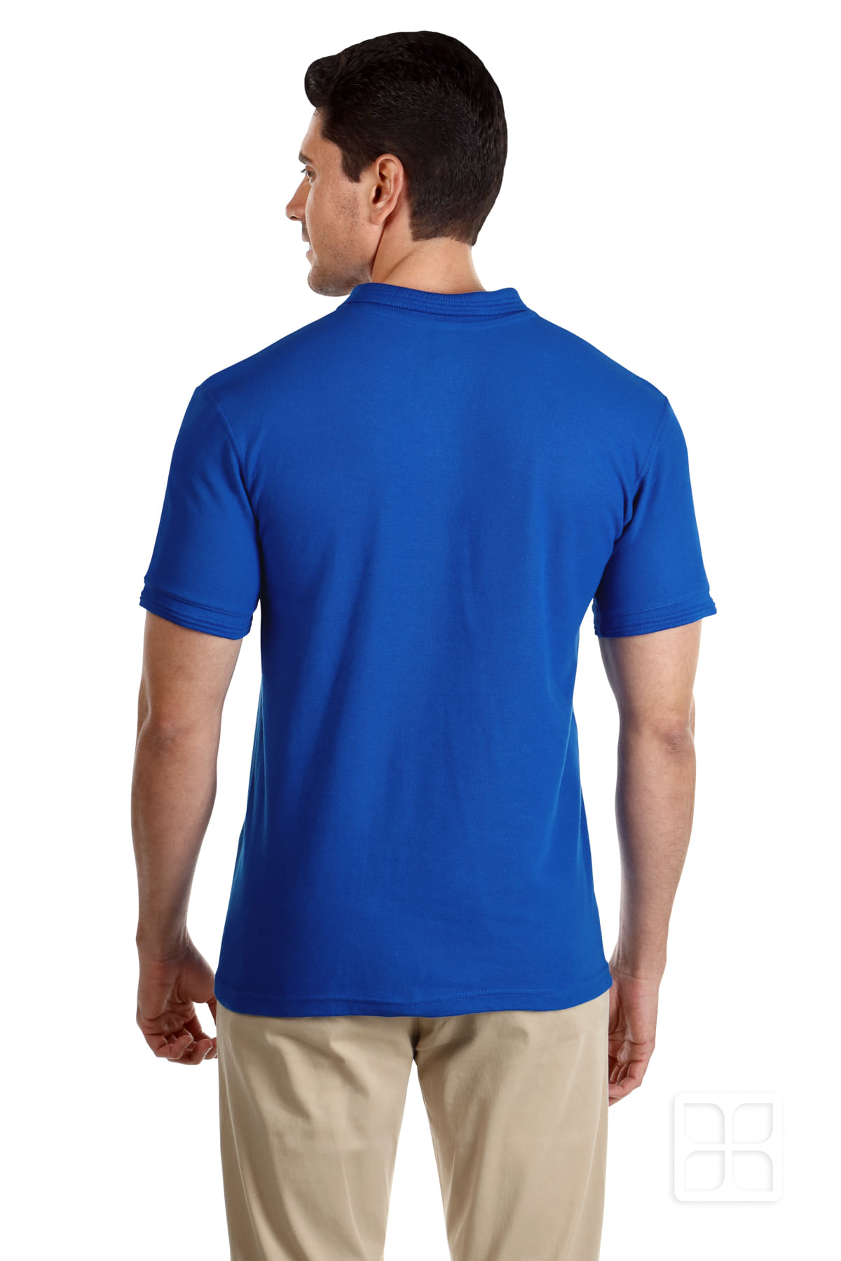 Playera Tipo Polo Premium Para Hombre Azul Rey